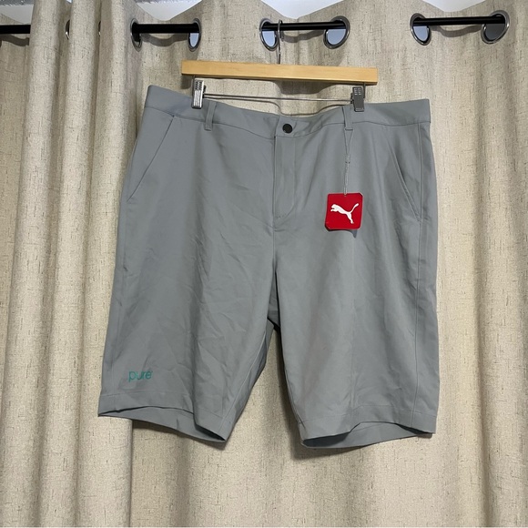 Puma | Shorts | Puma Light Gray Golf Tech Short | Poshmark